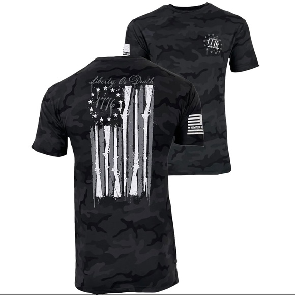 Howitzer | Shirts | Howitzer Style Mens Tshirt Liberty Flag Military ...